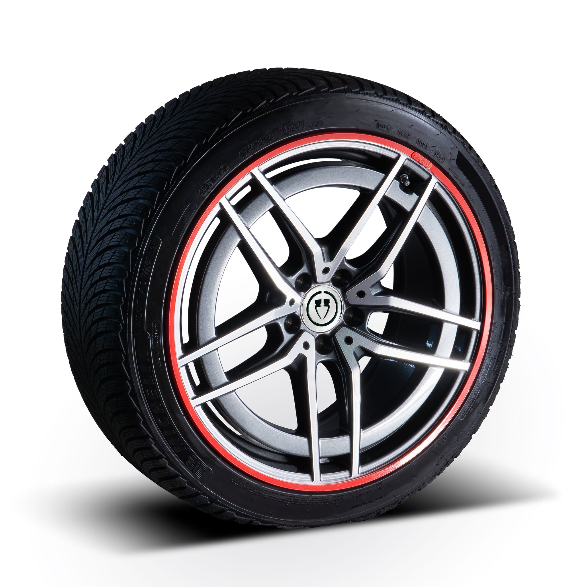 red wheel trim protector